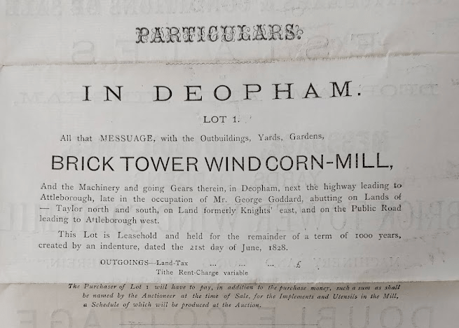 The Mill – Deopham History