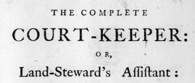 Court Leet 1781 – Deopham History